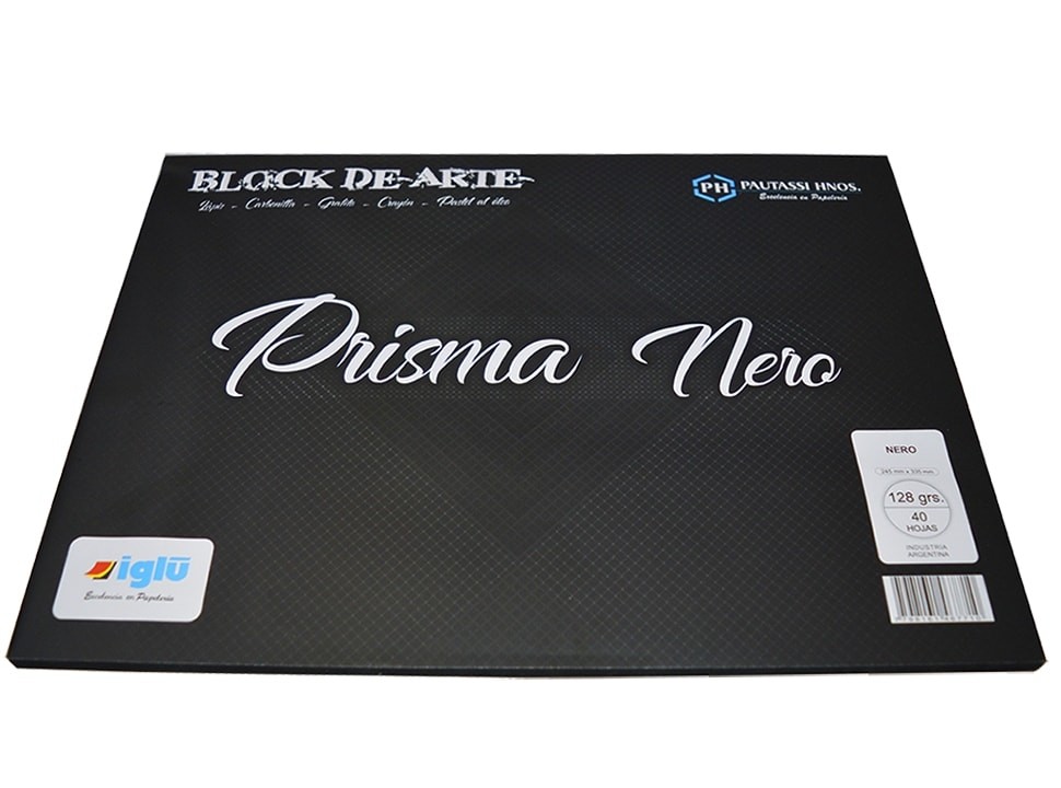 BLOCK DE ARTE PRISMA NERO