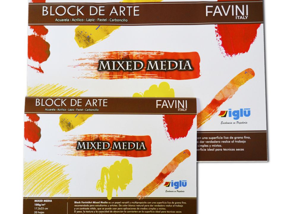 BLOCK DE ARTE MIXED MEDIA